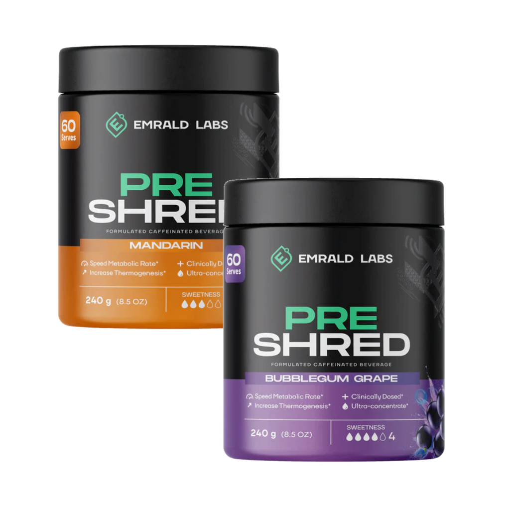 Pre Shred Twin Pack | Emrald Labs | Buy Pre Shred Online – oxygennutrition.com.au
