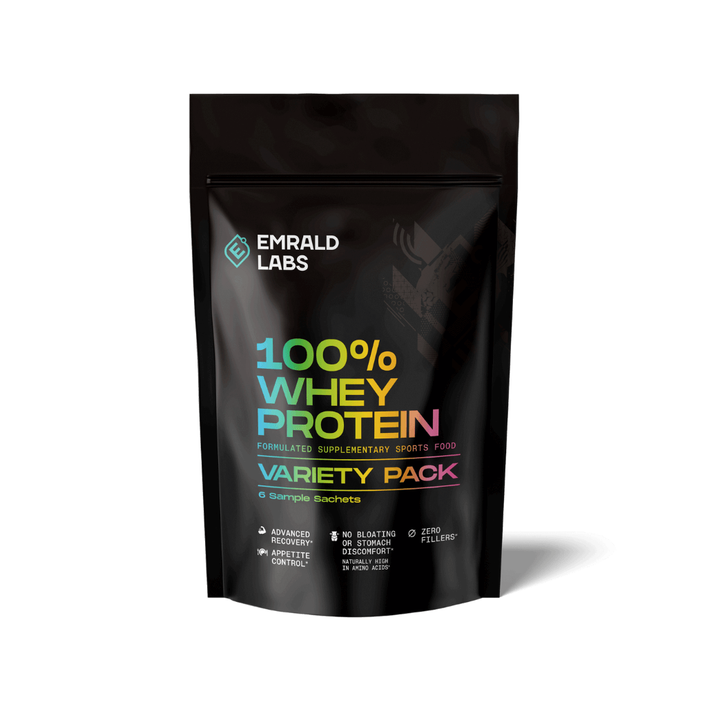 Whey Protein Sample Pack | Emrald Labs | Buy Whey Sample Packs Online ...