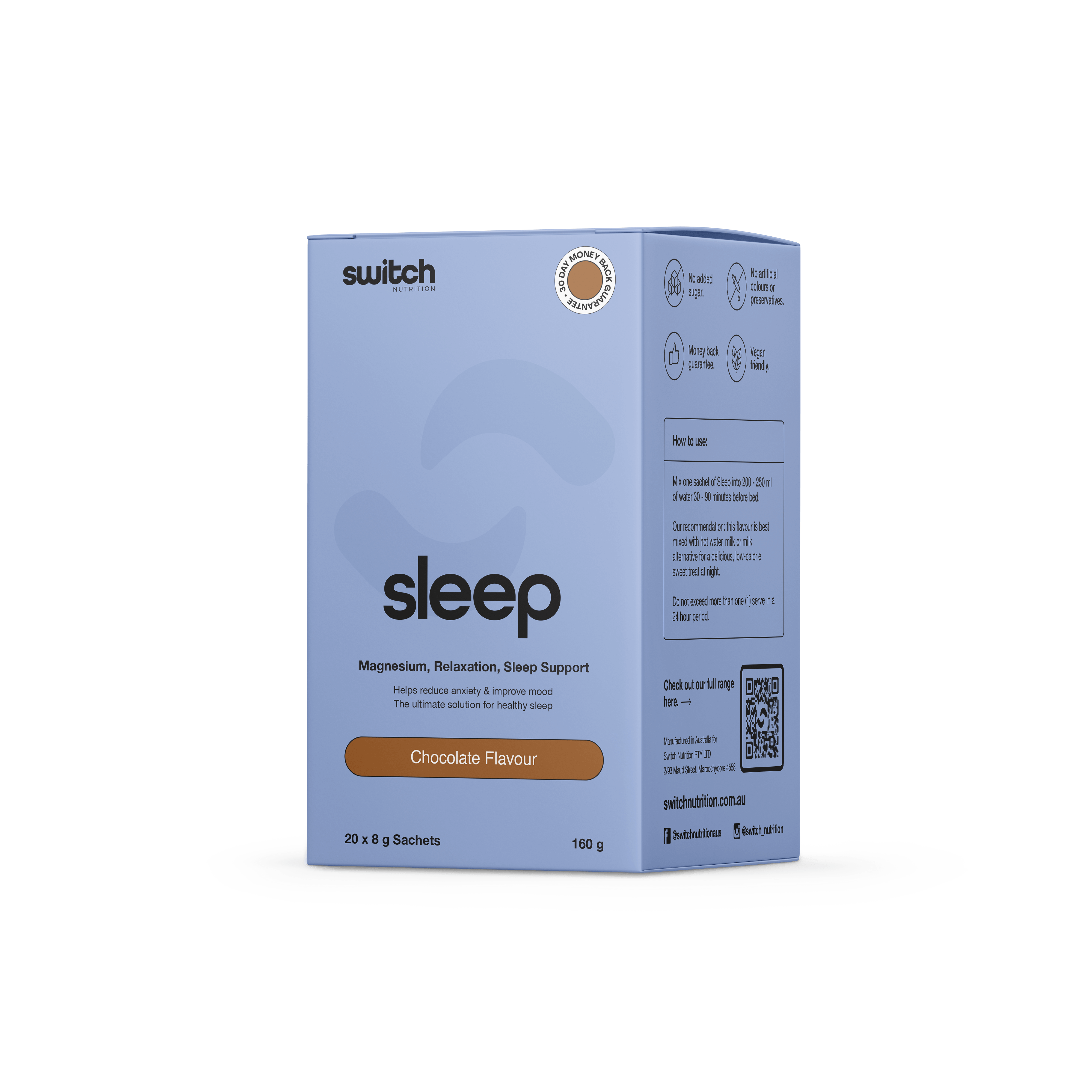 Switch Nutrition | Buy the Sleep Satchet Box Online! – oxygennutrition ...